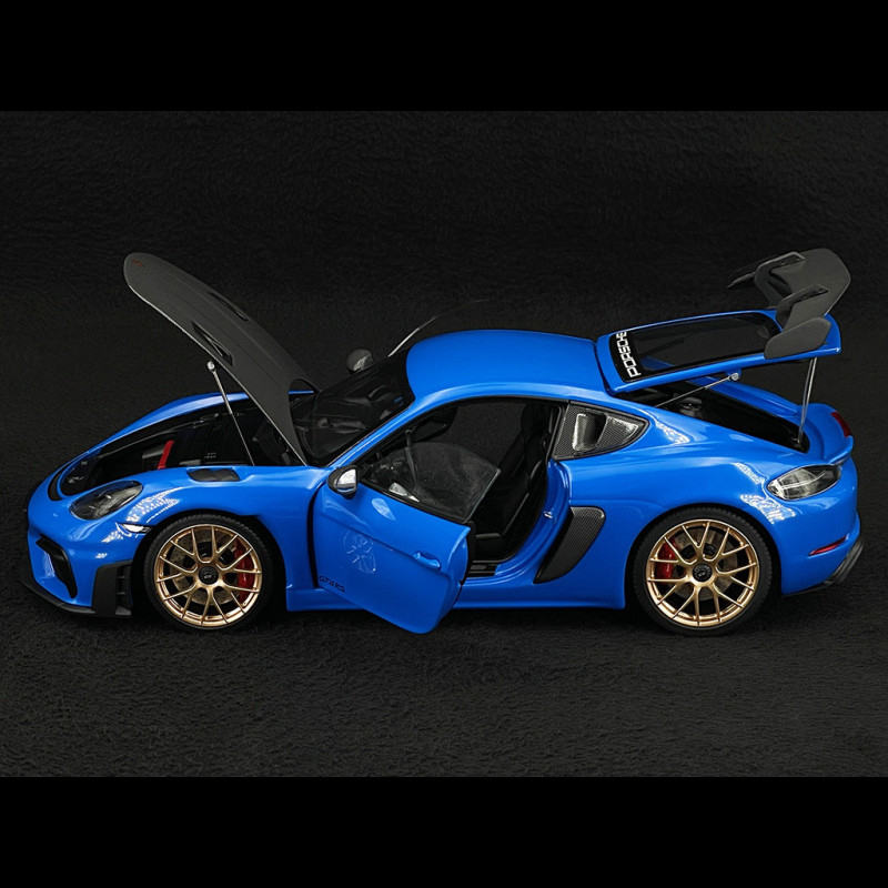 Porsche 718 Cayman GT4 RS Weissach Package 2024 Shark Blue 1/18 ...