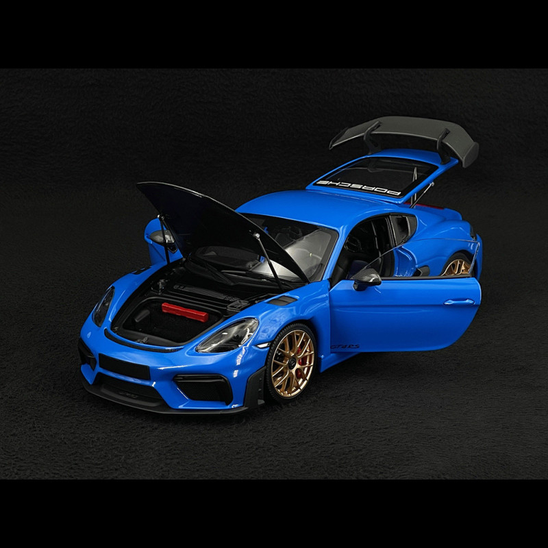 Porsche 718 Cayman GT4 RS Weissach Package 2024 Shark Blue 1/18 ...