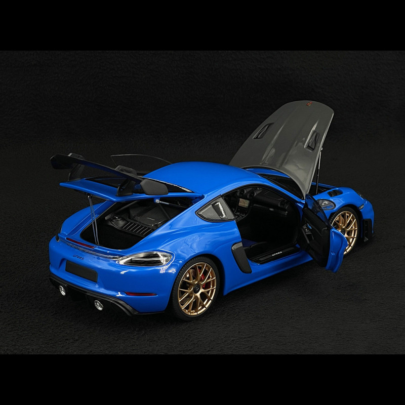 Porsche 718 Cayman GT4 RS Weissach Package 2024 Shark Blue 1/18 ...