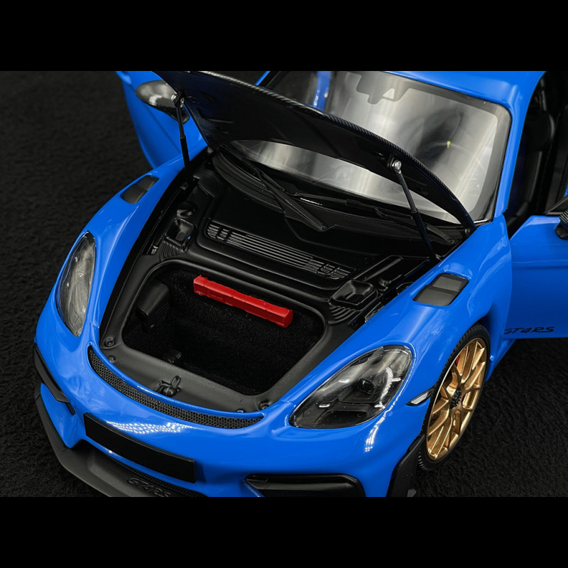 Porsche 718 Cayman GT4 RS Weissach Package 2024 Shark Blue 1/18 ...