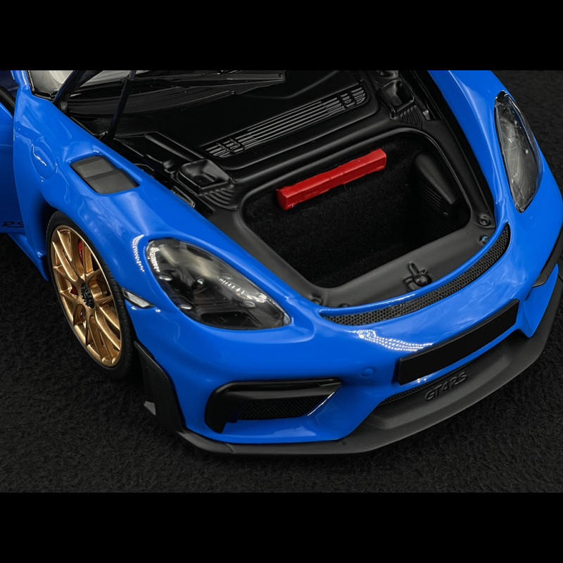 Porsche 718 Cayman GT4 RS Weissach Package 2024 Shark Blue 1/18 ...