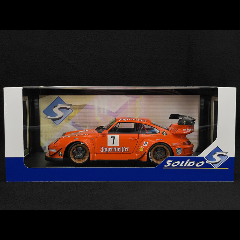 Porsche 911 RWB Type 993 n° 7 Jägermeister Bodykit Orange 2020 1/18 ...