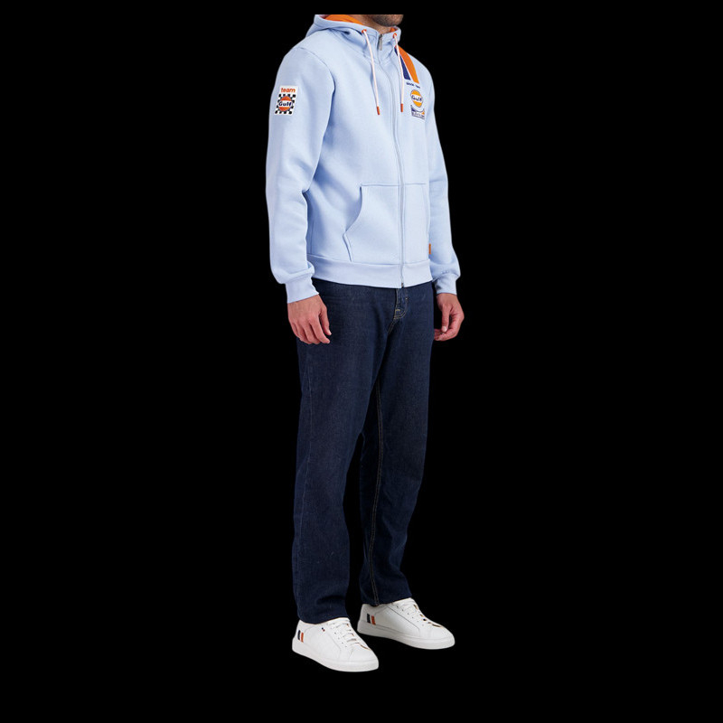 Gulf Jacket Legend Hoodie Light Blue GU252SSM03-125