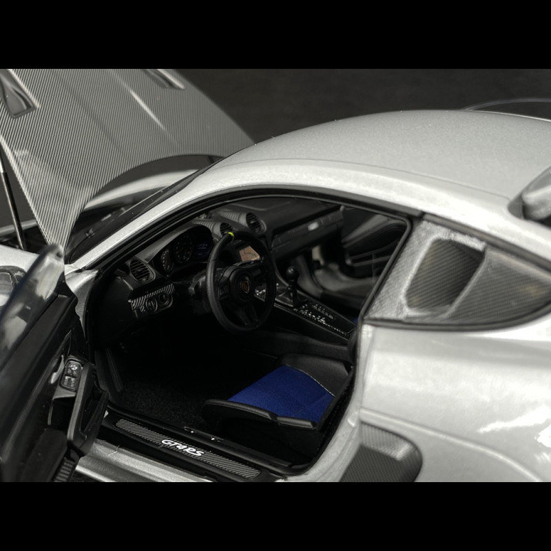 Porsche Cayman GT4 RS Pack Weissach 2024 Silver Grey Metallic 1/18 ...