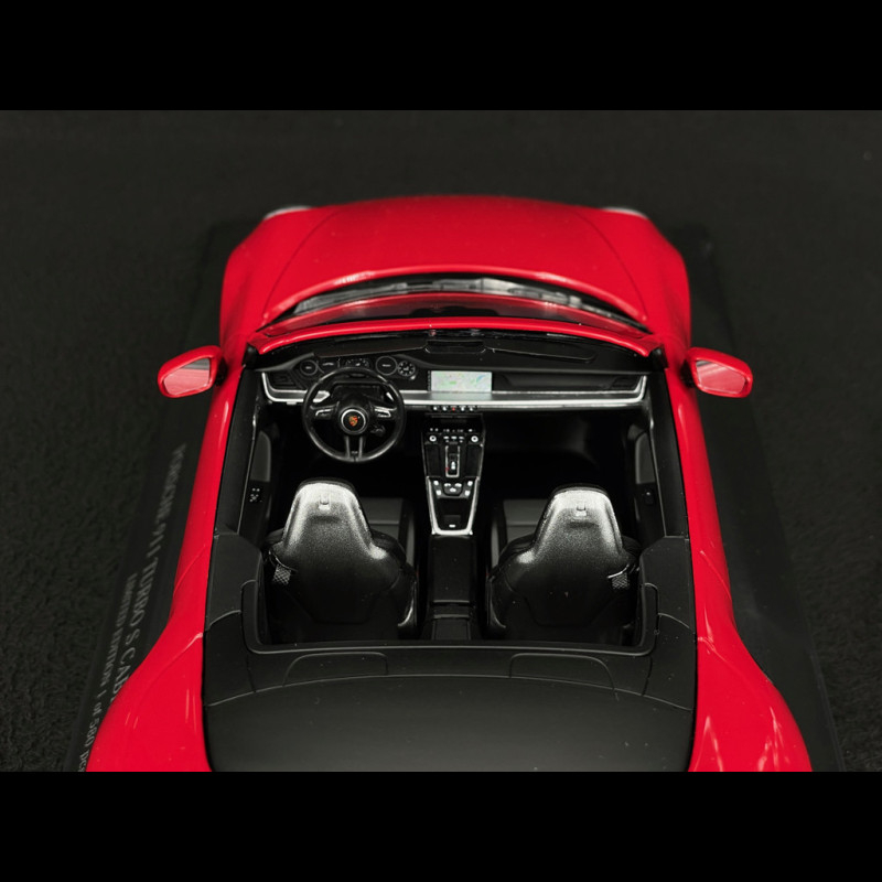 Porsche 911 Turbo S Cabriolet Type 992 2020 Carmine Red 1/18 Minichamps ...