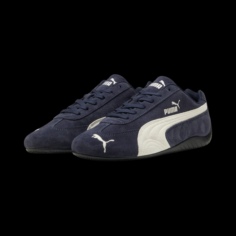Speedcat Shoes Puma Sport Sneaker Navy Blue / White 398846-38 - unisex