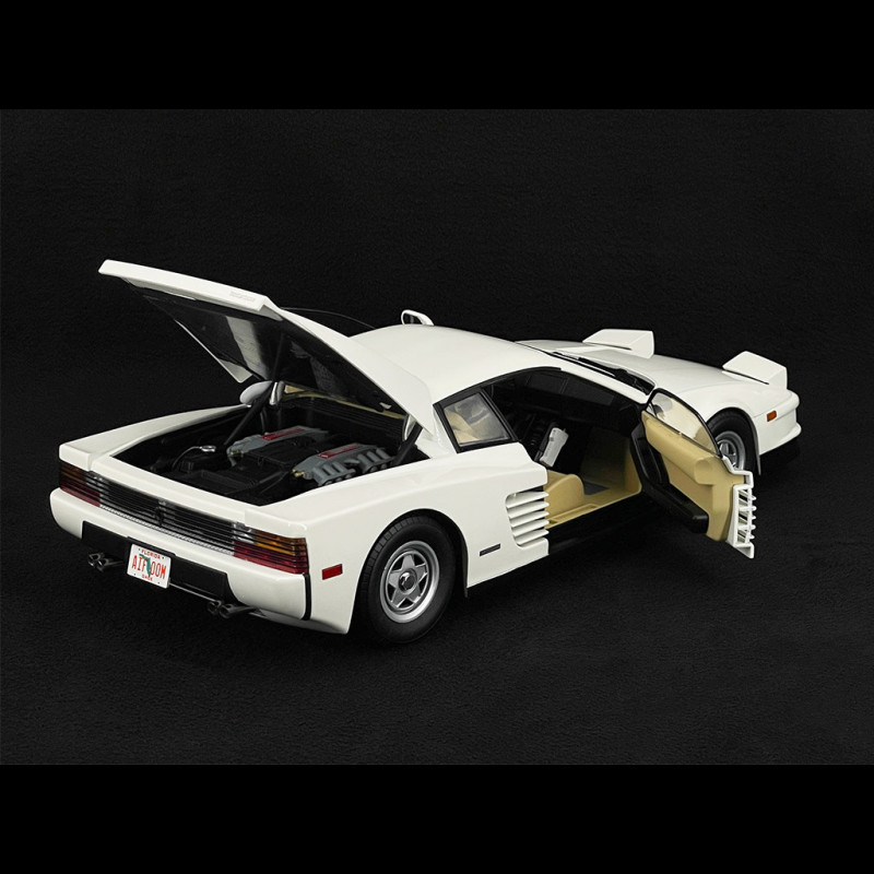 Trio Ferrari Testarossa Monospecchio 1984 White + Sonny And Rico ...