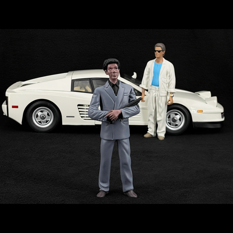 Trio Ferrari Testarossa Monospecchio 1984 White + Sonny And Rico ...