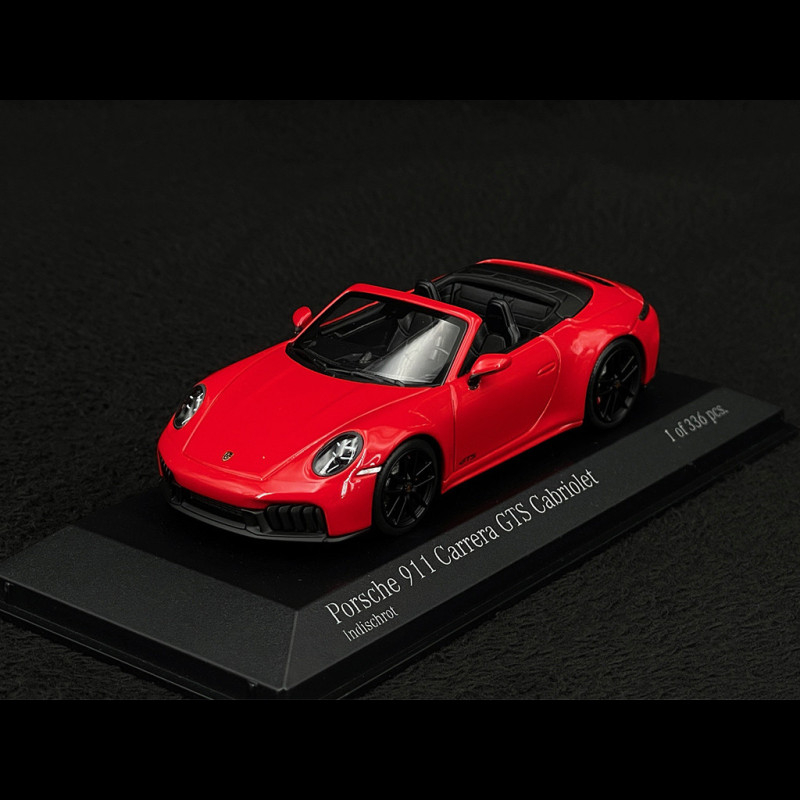 Porsche 911 Type 992.2 Carrera GTS Cabriolet 2024 Indian Red 1/43 ...