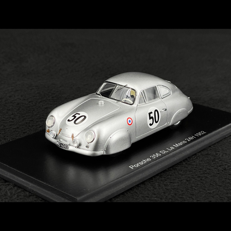 Porsche 356 SL n° 50 11th 24h Le Mans 1952 1/43 Spark S9701
