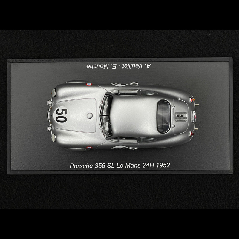 Porsche 356 SL n° 50 11th 24h Le Mans 1952 1/43 Spark S9701