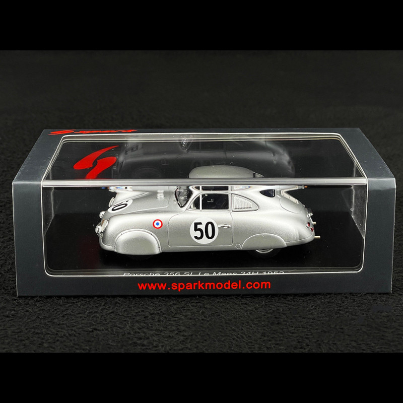 Porsche 356 SL n° 50 11th 24h Le Mans 1952 1/43 Spark S9701