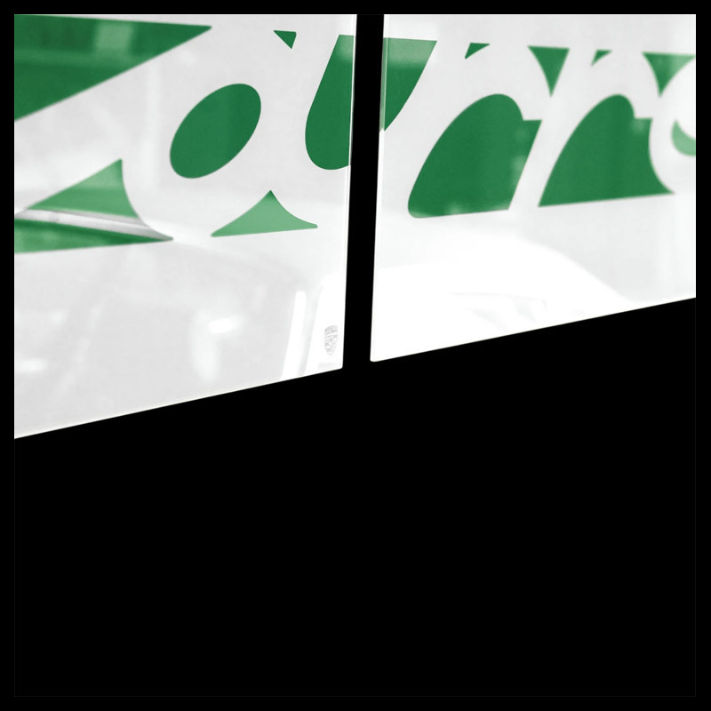 Porsche 911 Wall Art Carrera 2.7 White Grand Prix / Green WAP0502010S0CC