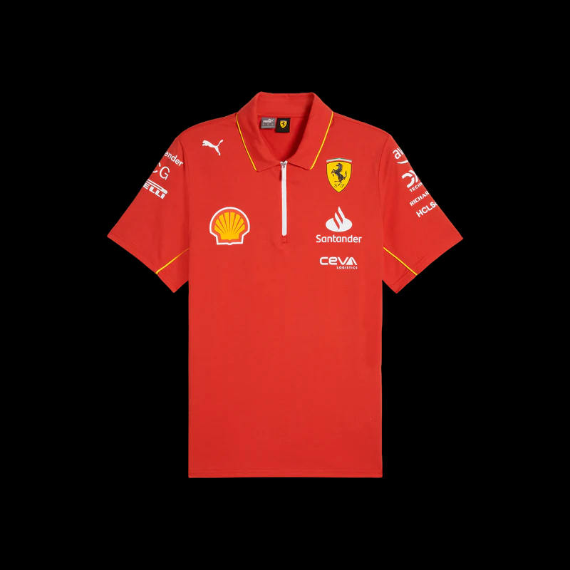Ferrari Polo-Shirt Puma F1 Team Leclerc / Hamilton Red 701228000-001 ...