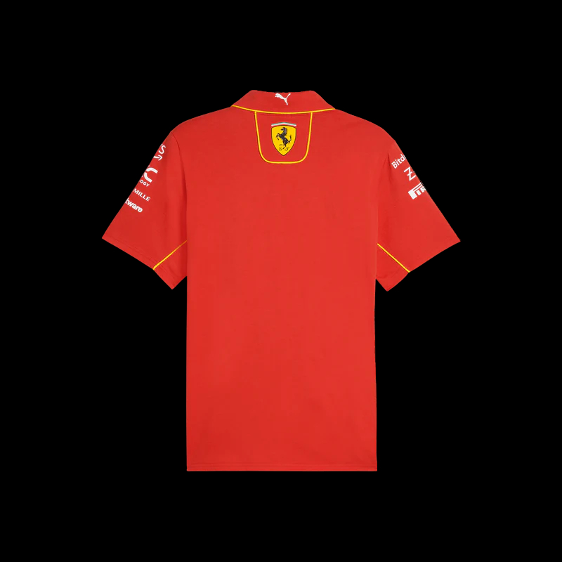 Ferrari Polo-Shirt Puma F1 Team Leclerc / Hamilton Red 701228000-001 ...