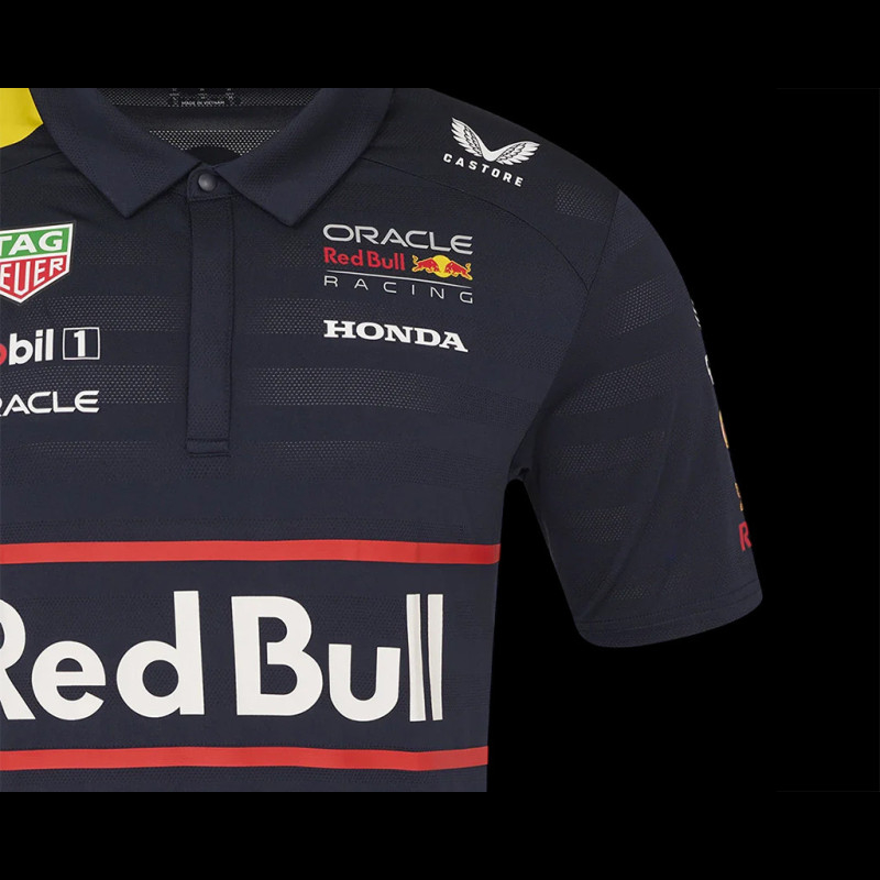 Polo Red Bull Racing F1 Team Collection Replica Bleu Nocturne TM9865AT ...
