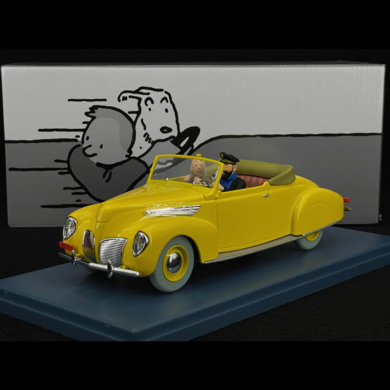 Tintin Captain Haddock's Convertible - The Seven Crystal Balls - Yellow ...