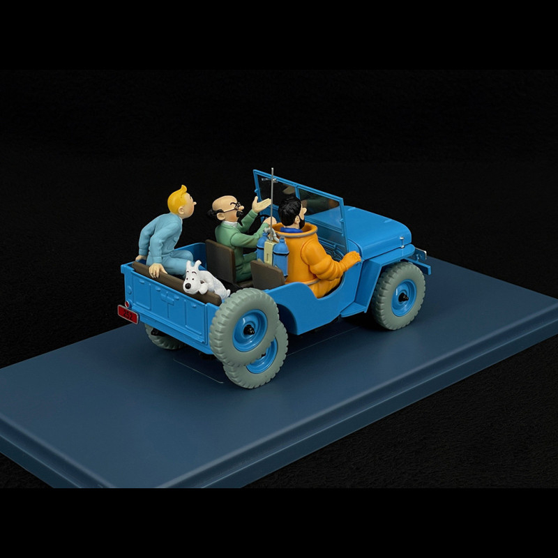 Tintin The Blue Jeep - Destination Moon - Blue 1/24 29904
