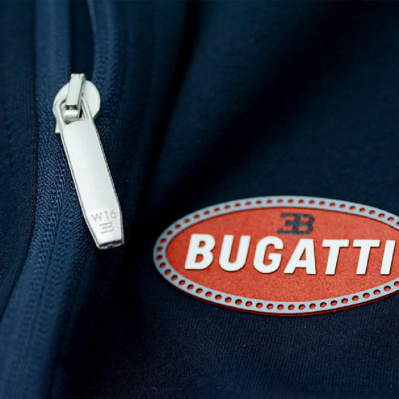 Bugatti Vest Zipped Cotton Sweater Navy blue BGT057-500 - men