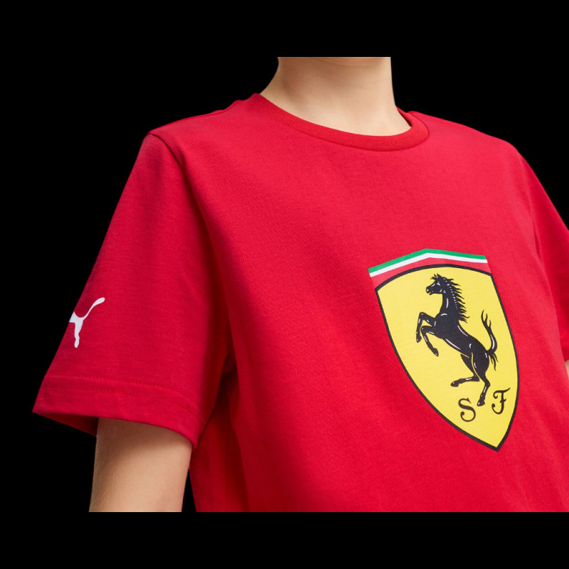 Ferrari T-shirt F1 Team Puma Ecusson Red 630435-02 - Kids