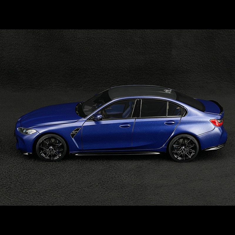 BMW M3 2024 Matt Blau Metallic 1/18 Minichamps 110020220