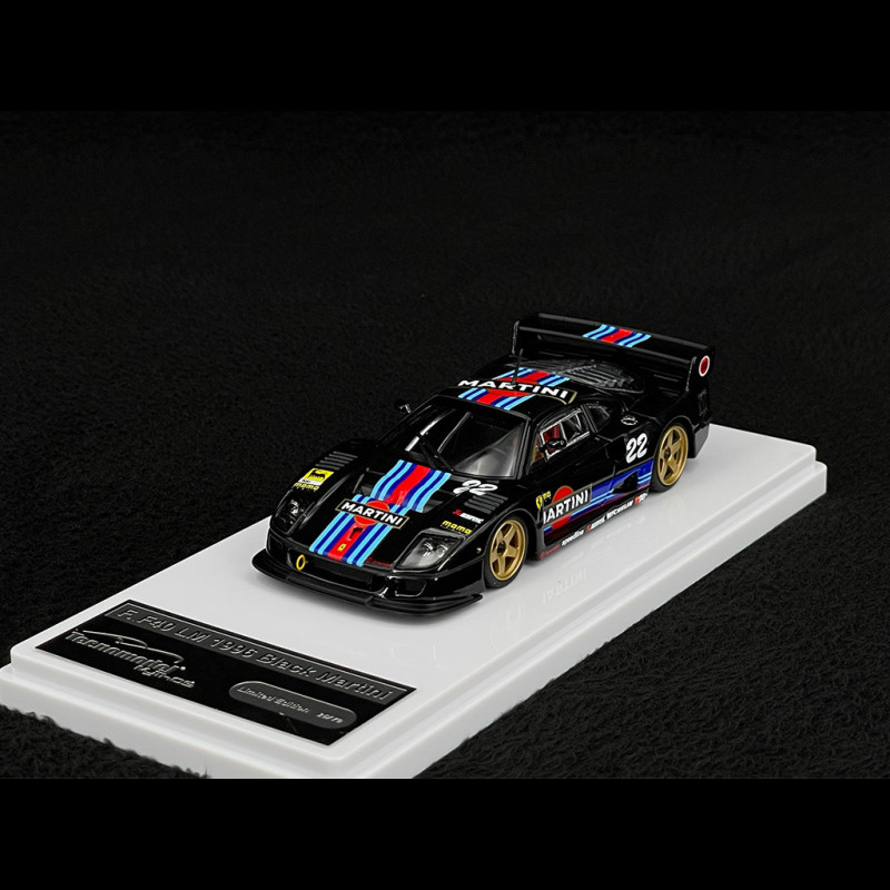 Ferrari F40 LM Press Version Martini With Gold Rims 1996 Black 1/43 ...