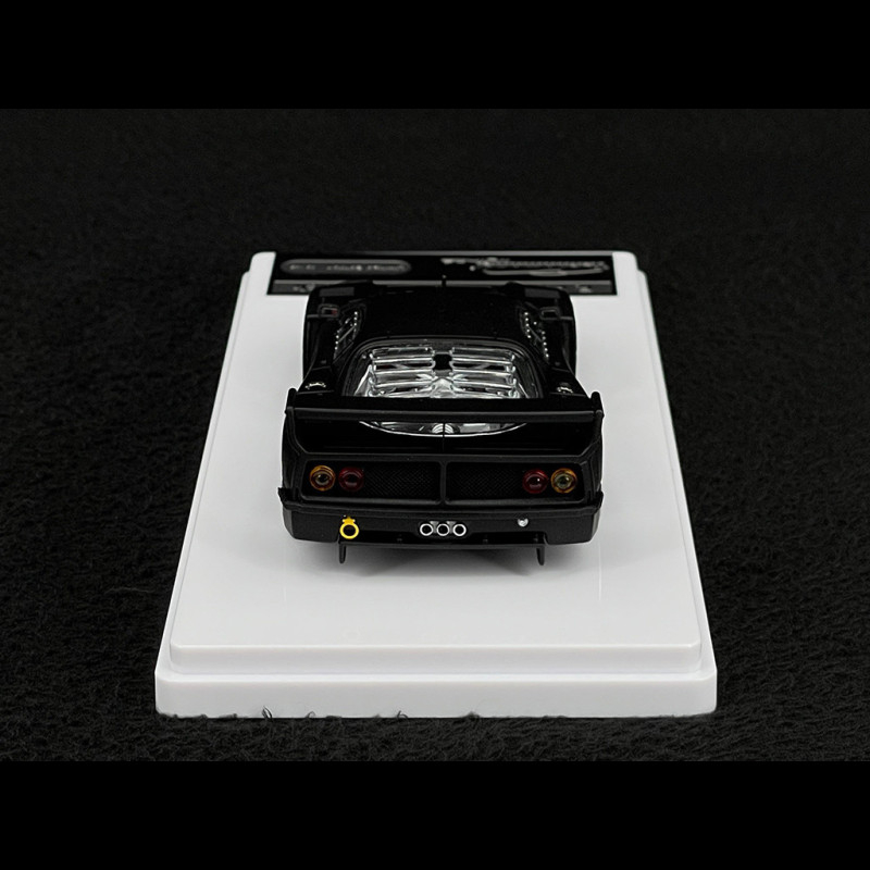 Ferrari F40 LM Press Version With Silver Enkei Rims 1996 Matte Black 1/ ...