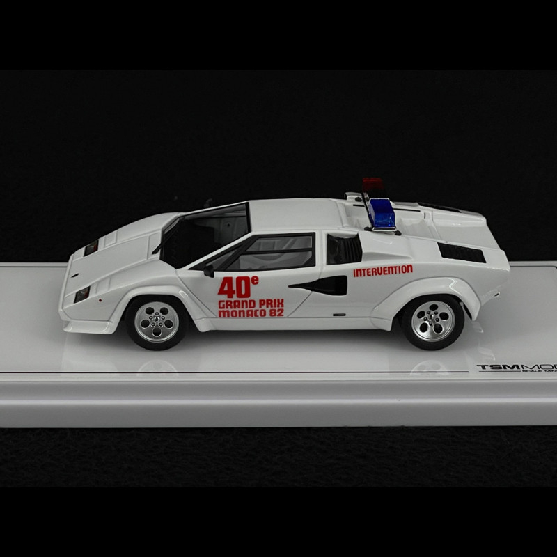 Lamborghini Countach Safety Car Monaco GP 1982 White 1/43 TSM Models ...