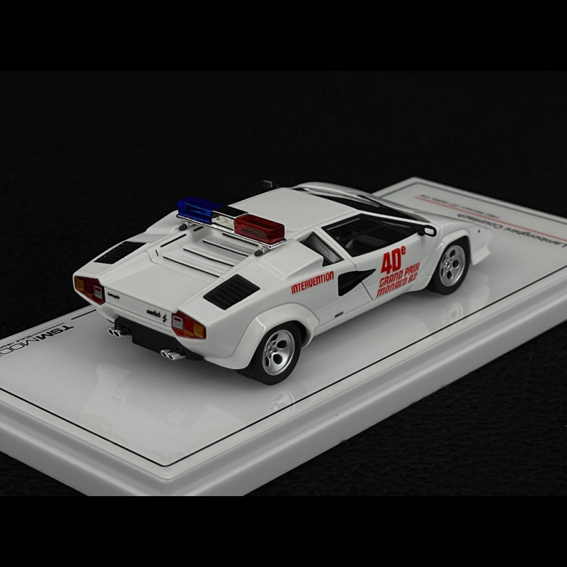 Lamborghini Countach Safety Car Monaco GP 1982 White 1/43 TSM Models ...