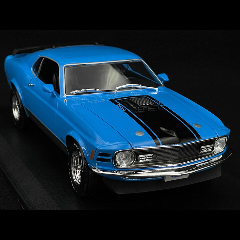 Ford Mustang Mach 1 1970 Blue 1/18 Maisto MAI31453BL