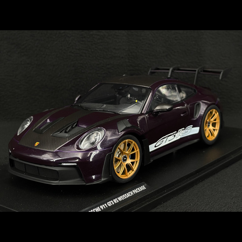 Porsche 911 GT3 RS Type 992 Weissach Package 2024 Viola Metallic 1/18 ...