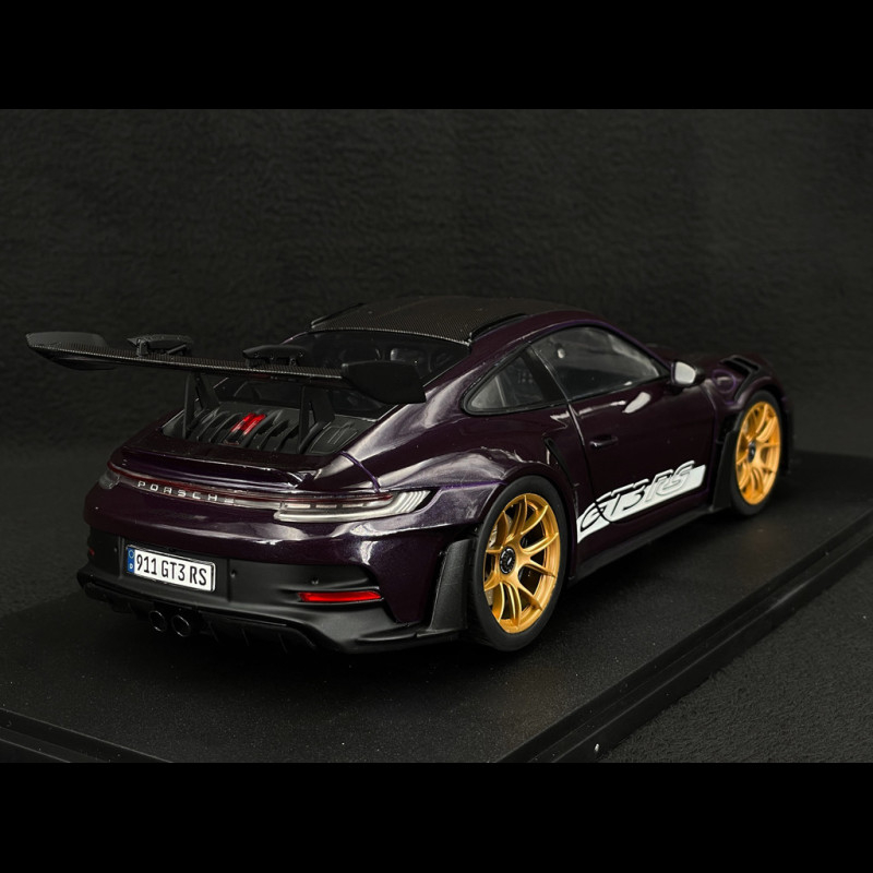 Porsche 911 GT3 RS Type 992 Weissach Package 2024 Viola Metallic 1/18 ...