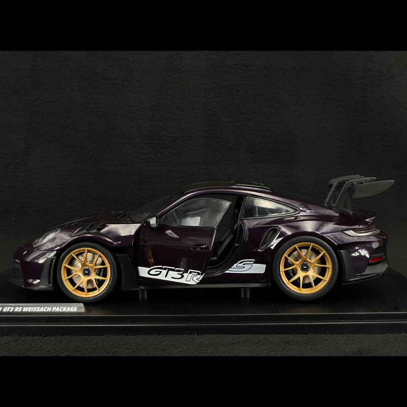 Porsche 911 GT3 RS Type 992 Weissach Package 2024 Viola Metallic 1/18 ...