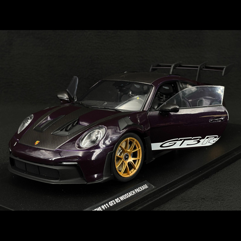 Porsche 911 GT3 RS Type 992 Pack Weissach 2024 Viola Métallisé 1/18 ...
