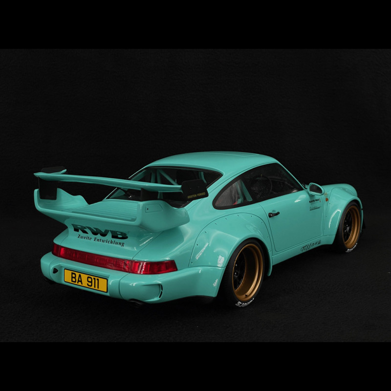 Porsche 911 RWB Type 964 Tiffany 2020 Tiffany Blue 1/12 GT Spirit GT951