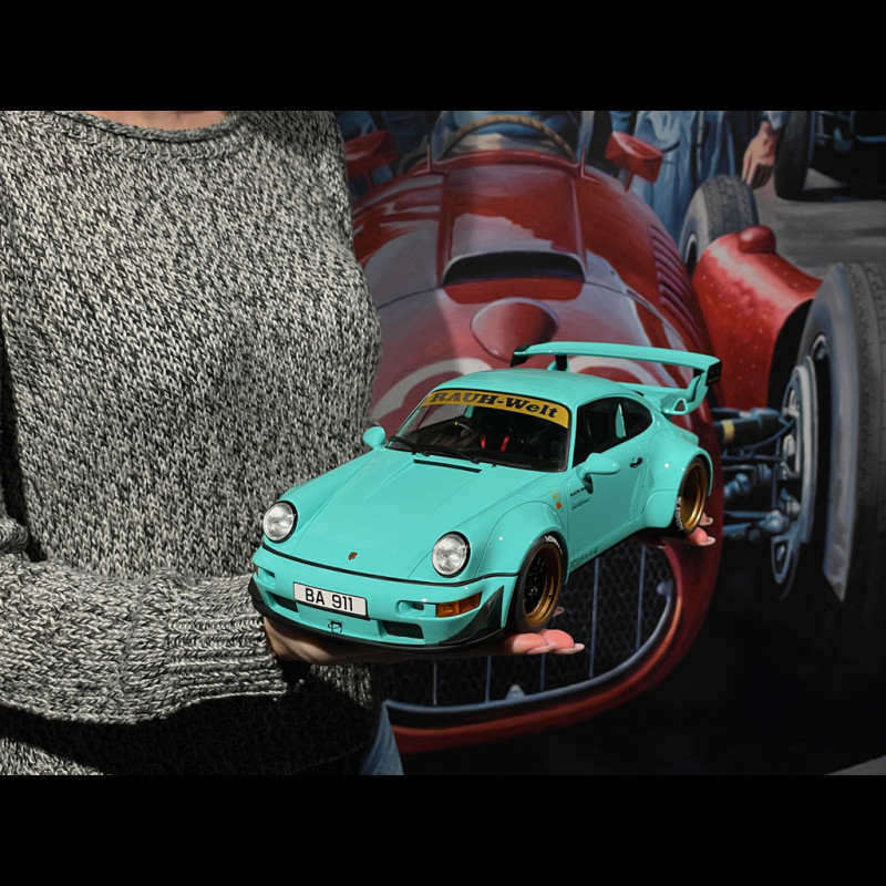 Porsche 911 RWB Type 964 Tiffany 2020 Tiffany Blue 1/12 GT Spirit GT951