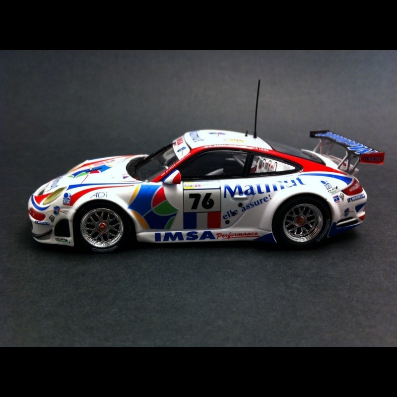 Porsche 997 GT3 RSR n°76 Matmut LM 2008 1/43 Minichamps MAP02095213