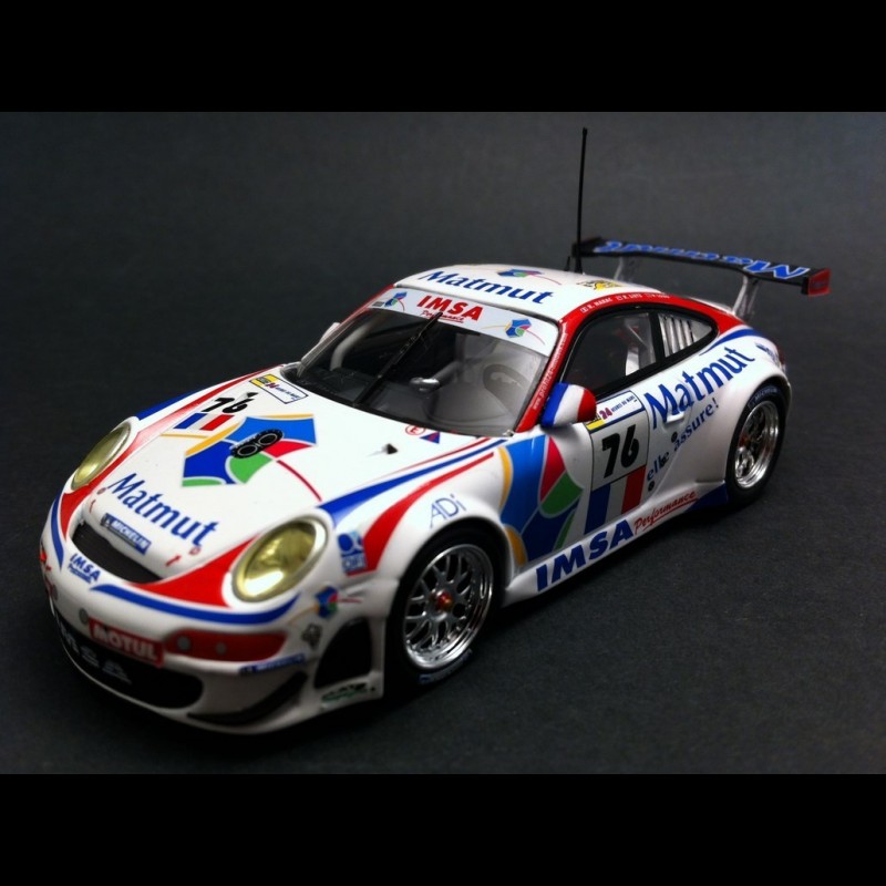 Porsche 997 GT3 RSR n°76 Matmut LM 2008 1/43 Minichamps MAP02095213