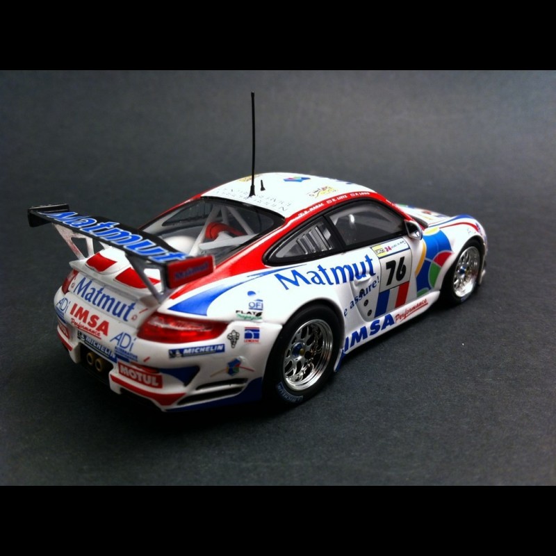 Porsche 997 GT3 RSR n°76 Matmut LM 2008 1/43 Minichamps MAP02095213