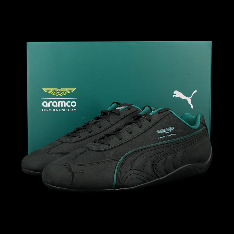 Aston Martin Schuhe F1 Team Speedcat Puma Sport Sneaker Schwarz 309137-01