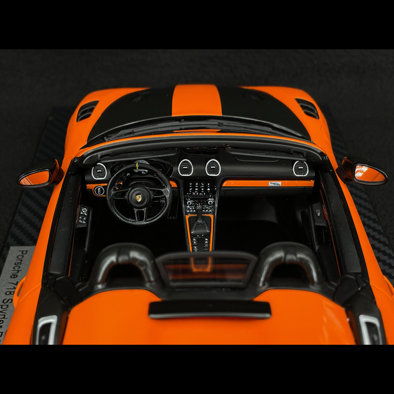 Porsche 718 Spyder RS Type 982 2024 Weissach Package RS Selection x Spark Gulf Orange 1/18 18RSF024