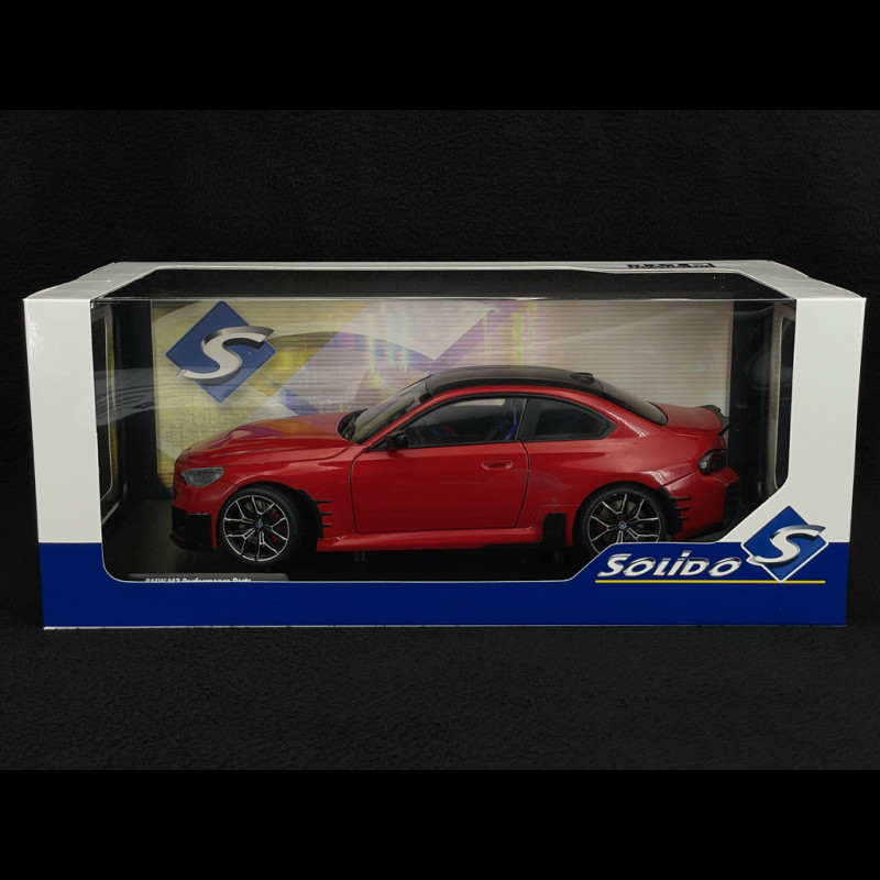 BMW M2 G87 Performance 2024 Toronto Red Metallic 1/18 Solido S1812902