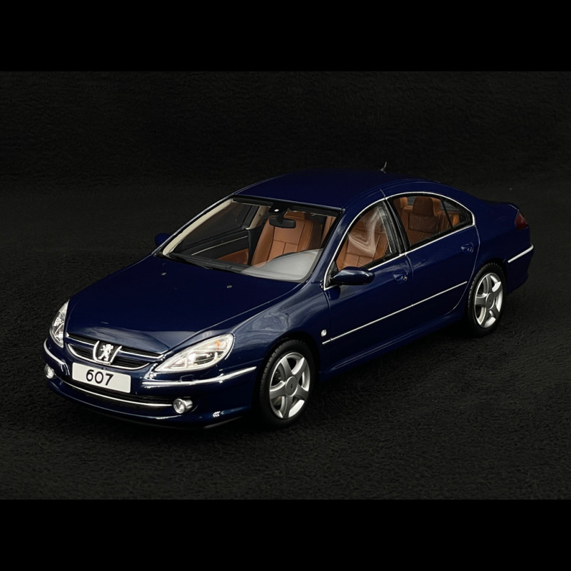 Peugeot 607 3.0 V6 Phase 2 2008 Montebello Blue 1/18 Ottomobile OT485