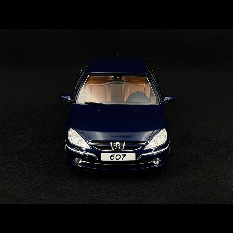 Peugeot 607 3.0 V6 Phase 2 2008 Montebello Blue 1/18 Ottomobile OT485