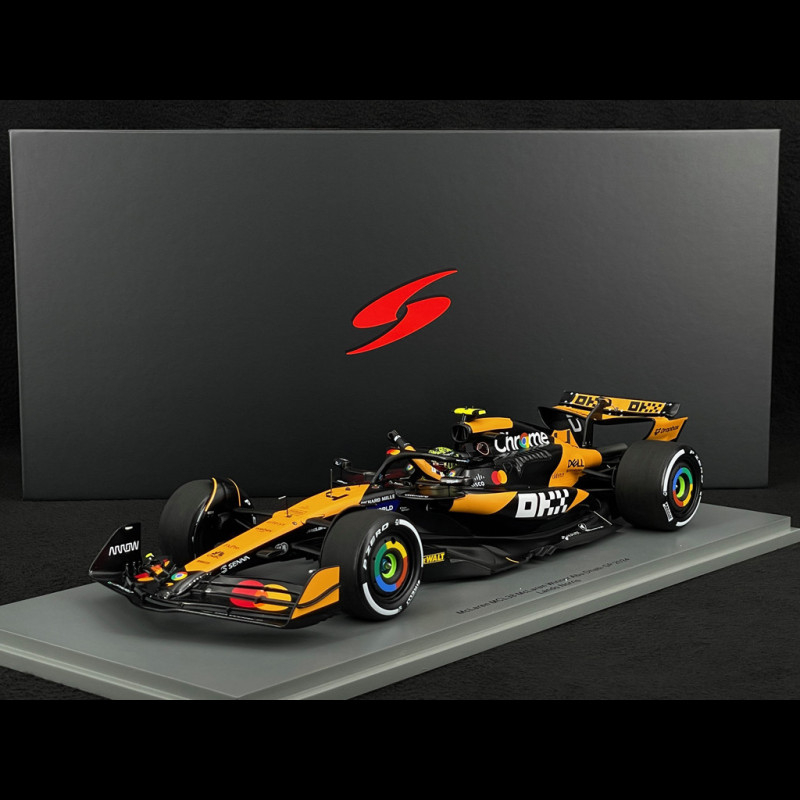 Lando Norris McLaren MCL38 n° 4 Winner Abu Dhabi GP 2024 F1 1/18 Spark ...