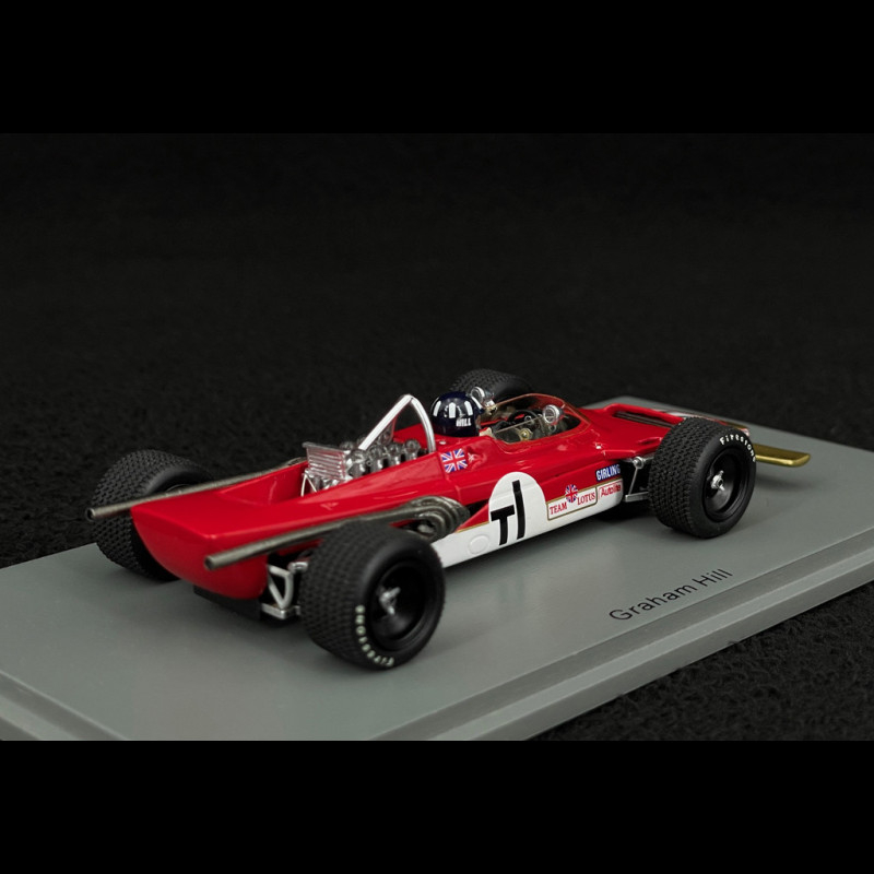 Graham Hill Lotus 63 Practice 63-01 n° 1T GP Pays-Bas 1969 1/43 Spark S6350