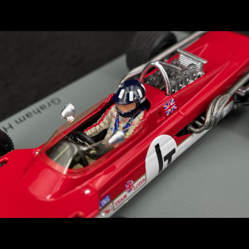 Graham Hill Lotus 63 Practice 63-01 n° 1T GP Pays-Bas 1969 1/43 Spark S6350