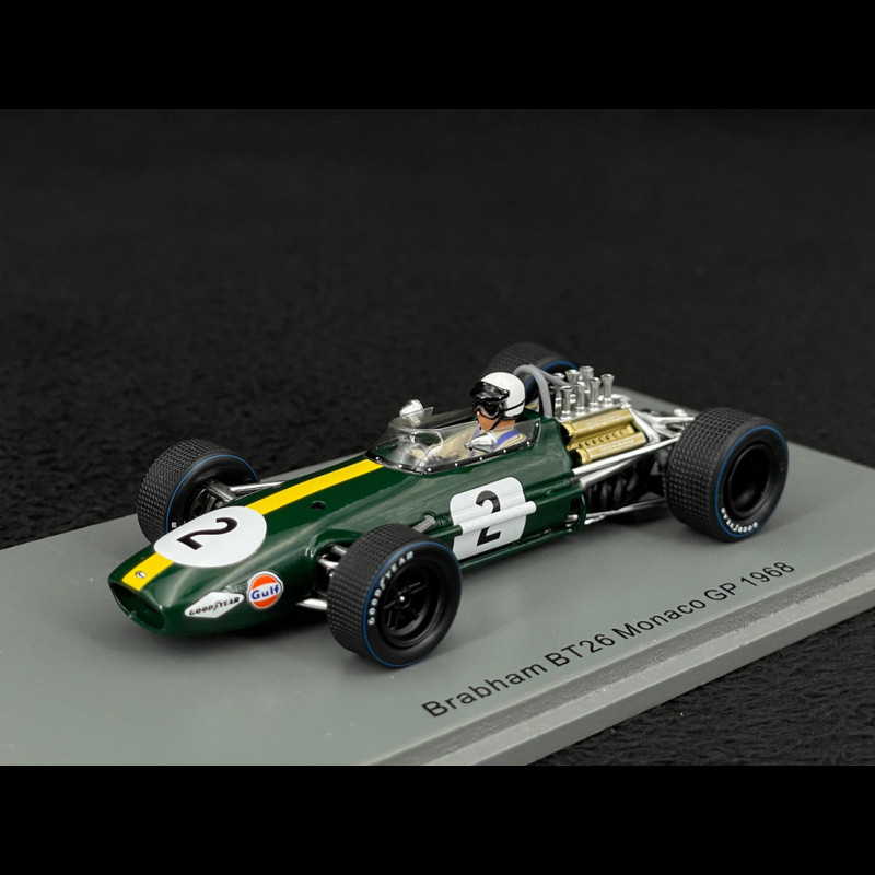 Jack Brabham Brabham BT26 n° 2 Monaco GP 1968 F1 1/43 Spark S8310