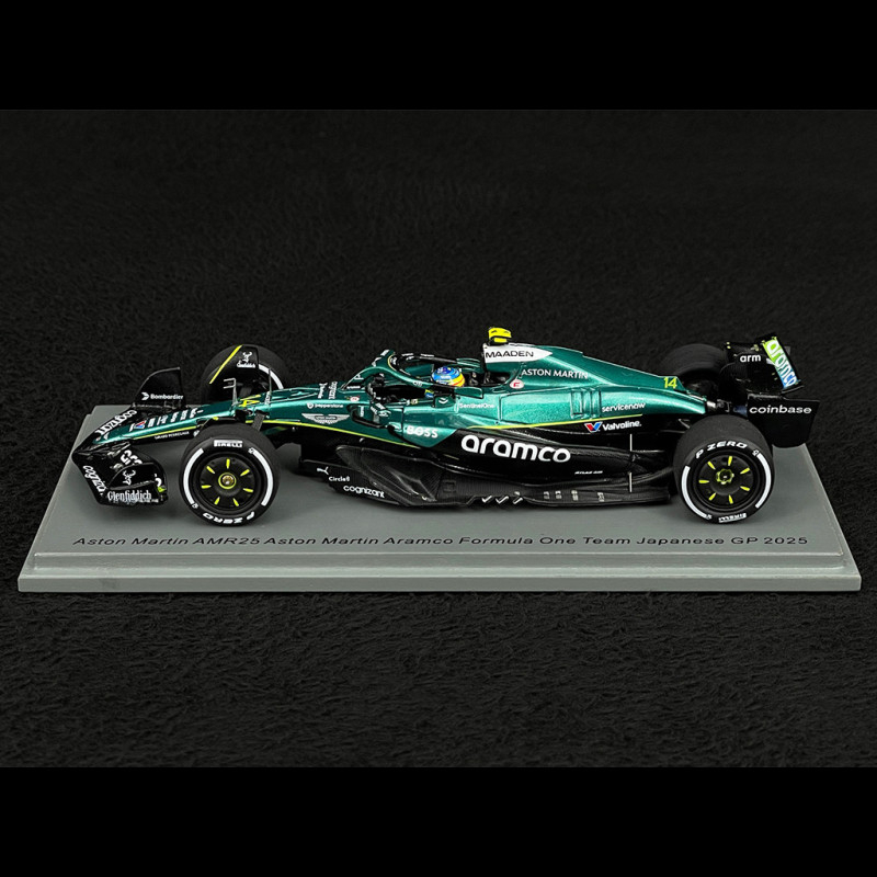 Fernando Alonso Aston Martin AMR25 n° 14 Japanese GP 2025 F1 1/43 Spark ...