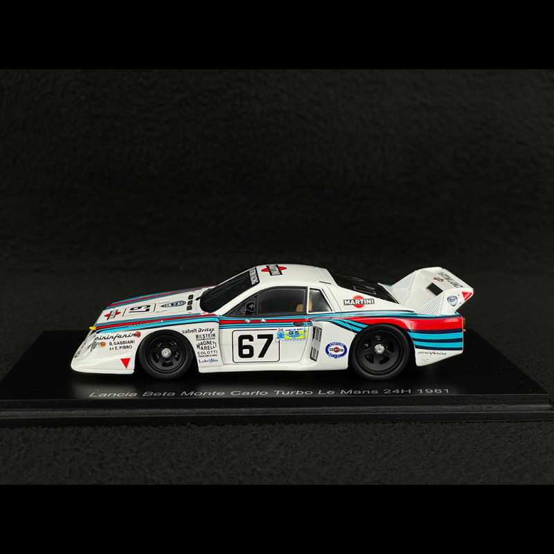 Lancia Beta Montecarlo Turbo n° 67 24h Le Mans 1981 1/43 Spark S1385